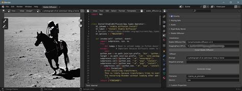 Stable Diffusion For Blender October