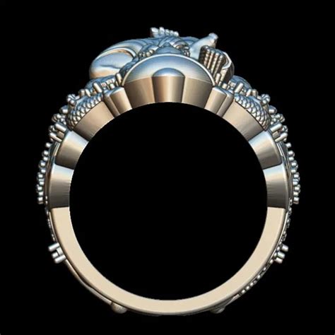 Divine Sai Baba 3d Model Ring Spiritual Jewelry