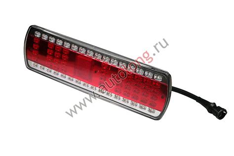 Фонарь задний светодиодный Правый для КАМАЗ, нового образца, с проводом ...