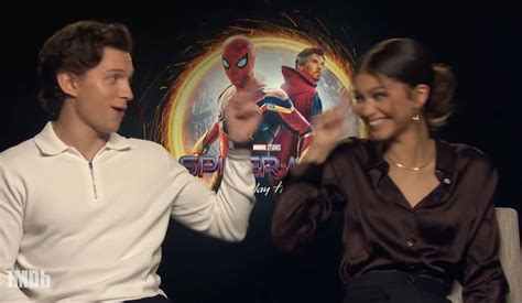 Tom Holland And Zendaya Spider Man No Way Home Interview Tom Holland