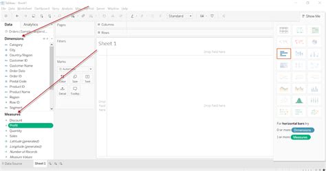 Dimensions Measures In Tableau