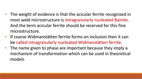 Acicular Ferrite Transformation Pptx