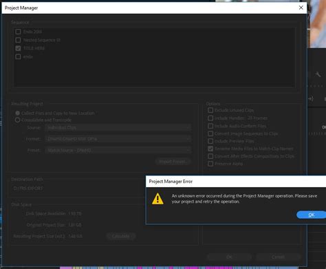 Solved Project Manager Error Adobe Product Community