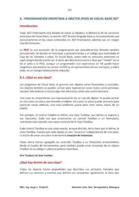 pdf 6 programaciÓn orientada a objetos poo de visual … · 6