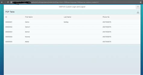 Sapui5 Application With Custom Login And Logout Op Sap Community
