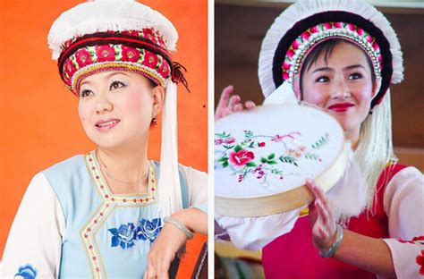 白族帽子上的风白族白族服饰大山谷图库