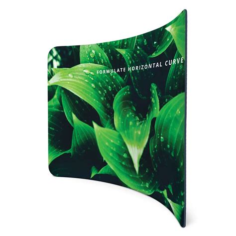 Formulate Horizontal Curve Fabric Display Stand Event Displays