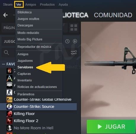 Counter Strike Source CSS Cómo conectarte a tu servidor FNXGaming