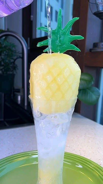 파인애플 얼음을 통으로 갈아만든 파인애플에이드😄 청담언니 요리하는메이크업아티스트 Shorts Youtube