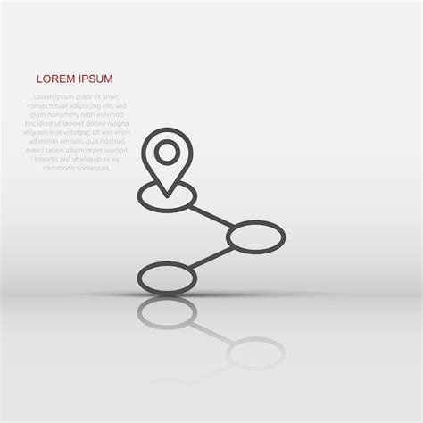 Premium Vector Map Pin Icon In Flat Style Gps Navigation Vector Illustration On White Isolated