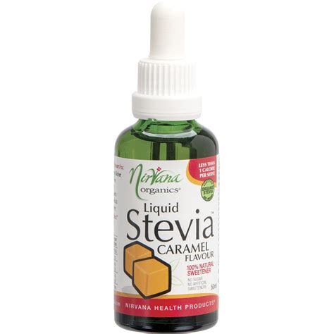 Nirvana Organics Liquid Stevia Caramel Mega Health Warehouse