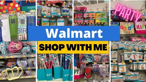 Walmart Shop With Me Party Decorations Walmart Shop With Me 2022