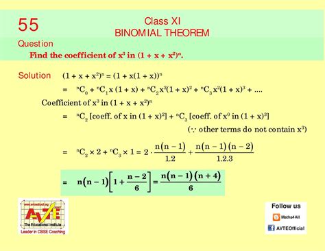 Mind Maps For Binomial Theorem Class Jee Main Adva Vrogue Co