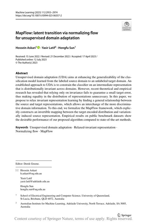 Pdf Mapflow Latent Transition Via Normalizing Flow For Unsupervised