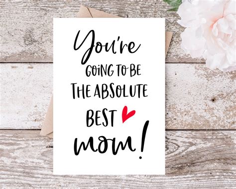 Best Friend Pregnancy Card For Mom Pregnant Sister Pregnancy