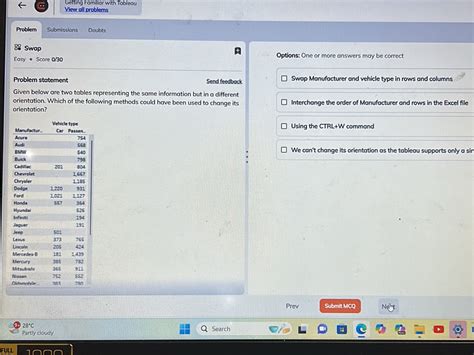 Given Below Are Two Tables Representing The StudyX