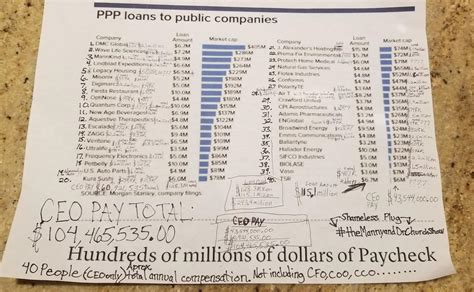 Usa Paycheck Protection Program Math Rpics
