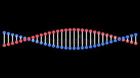 Animation Of Dna Molecule Rotating Stock Video Video Of Double Blue 271203347
