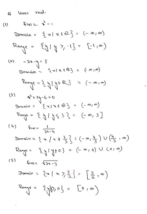 Solved Find The Domain And Range Of Each Function Show Your Course Hero