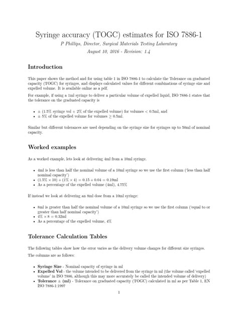 Calculating Iso 7886 Togc Pdf Metrology