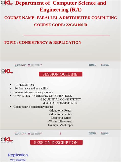 Consistency And Replication Slm Pdf Replication Computing Computer Data