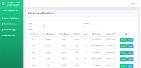Source Code Php Sistem Manajemen Rekam Medis Pasien Berbasis Web