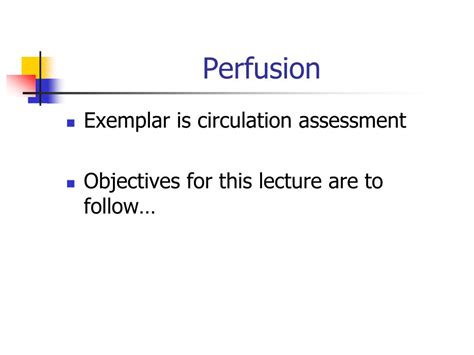 PPT Perfusion PowerPoint Presentation Free Download ID