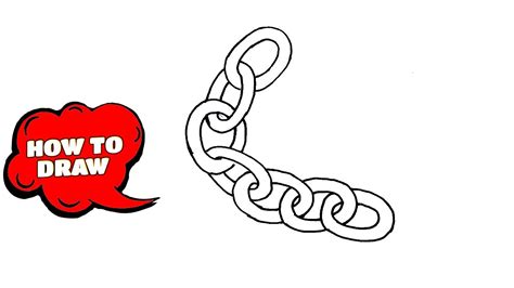 How To Draw Chains Metal Chain Drawing Very Easy Drawing YouTube