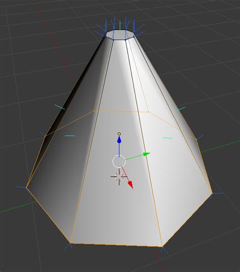 Opengl Low Polygon Cone Smooth Shading At The Tip Stack Overflow