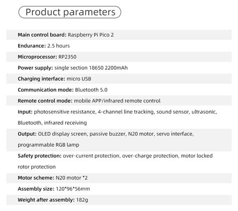 Yahboom Raspberry Pi Pico 2 Car Robot Adopt Micropython Programming