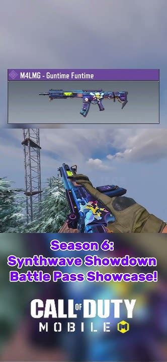 All Weapon Blueprints in CODM Season 6: Synthwave Showdown Premium Battle Pass! #cod #codm - YouTube