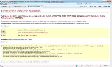 Tiff Server Trouble Shooting Guide Aquaforest