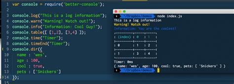 🔥 Better Console Gives You Easy On The Eyes Debugging In Nodejs By