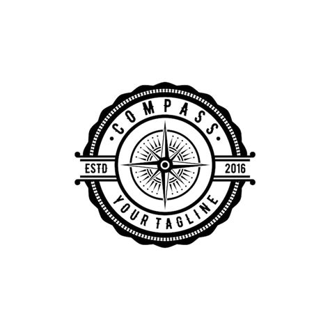 Compass Badge Logo Vectors Download Free High Quality Vectors From