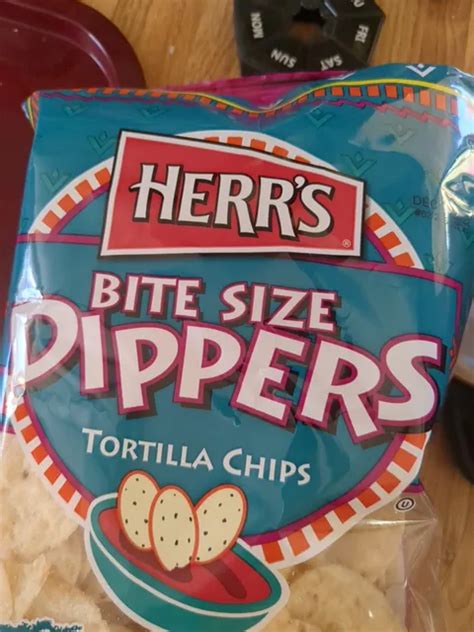 Herrs Bite Size Dippers Tortilla Chips Fig App