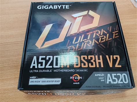 Материнская плата GIGABYTE A520M DS3H V2 (AM4, mATX) — купить по низкой ...