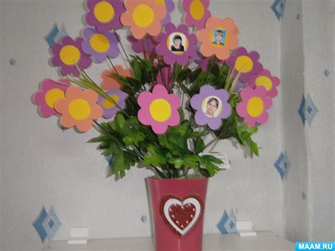 Коллективная творческая работа «Букет для Мамы 11 фото Воспитателям детских садов школьным