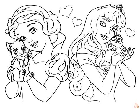 Disney Princess Coloring Page Zentangle Coloring Pages