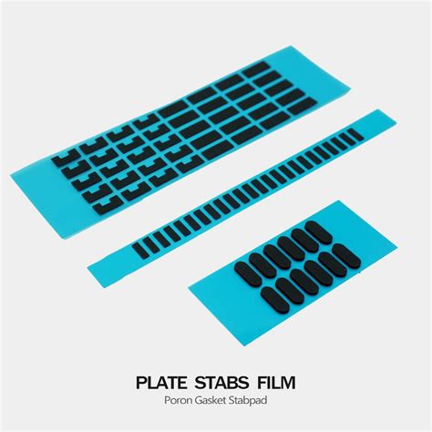 Keebox Plate Mounted Stabilizers Fixing Gap Gasket Film Keyboard Stabilizers Poron Diy Modified