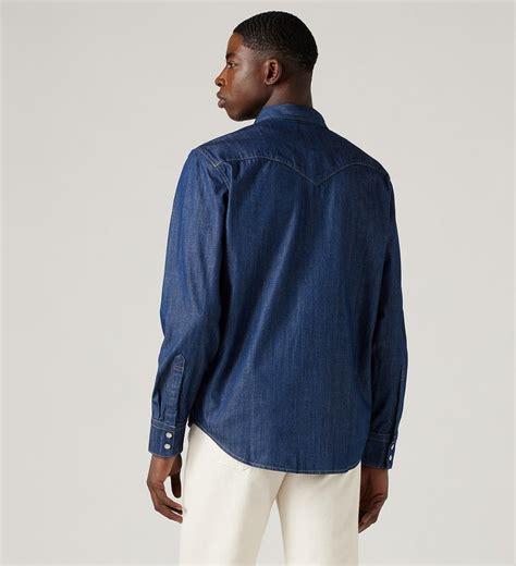Mens Barstow Western Shirt Tailored Shape And True Grit