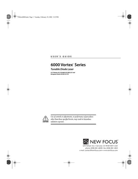 Vortex 6000 Tunable Diode Laser