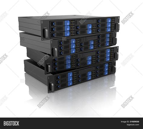 Stack Computer Server Image And Photo Free Trial Bigstock