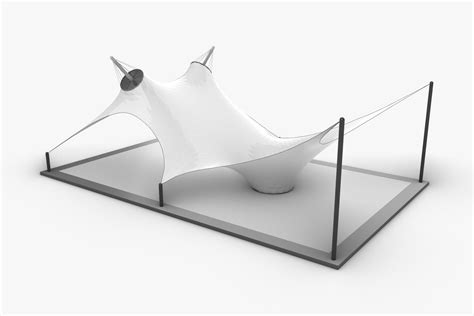 Tensile Structure Complex 02 Model Turbosquid 1964966