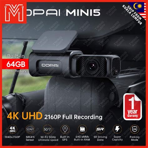 Ddpai Mini5 4k Dash Cam 2160p 4k Uhd Dash Cam Recorder Built In 5g