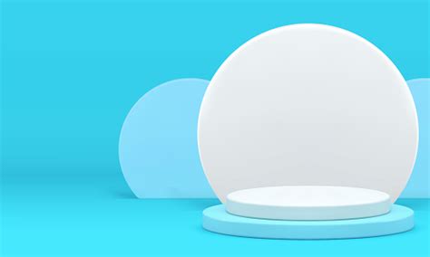 파란 3d 전시실 실린더 연단 주춧대 제품 쇼 현실적 벡터 삽화 0명에 대한 스톡 벡터 아트 및 기타 이미지 0명 3차원 형태 가정의 방 Istock