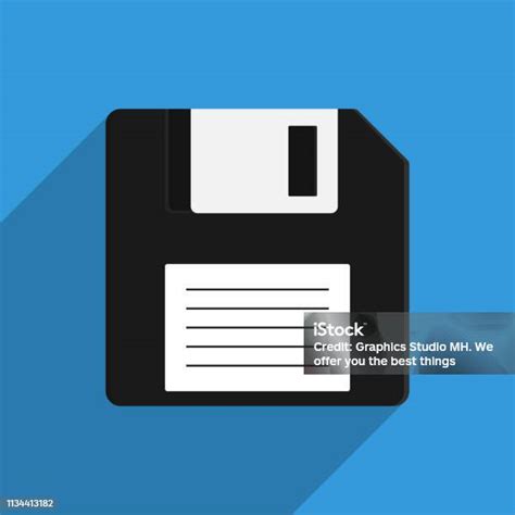 벡터 플로피 디스크 그림 평면 디자인입니다 오래 된 데이터 미디어를 디스켓 0명에 대한 스톡 벡터 아트 및 기타 이미지 0명 개념 개념과 주제 Istock