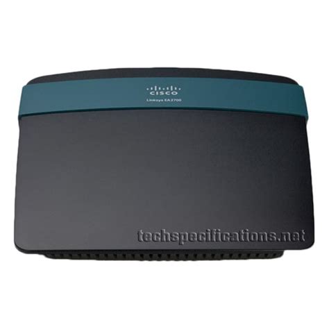 Linksys Ea2700 Dual Band N600 Wireless Router Tech Specs