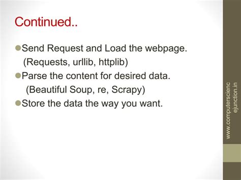 web scrapping using python ppt