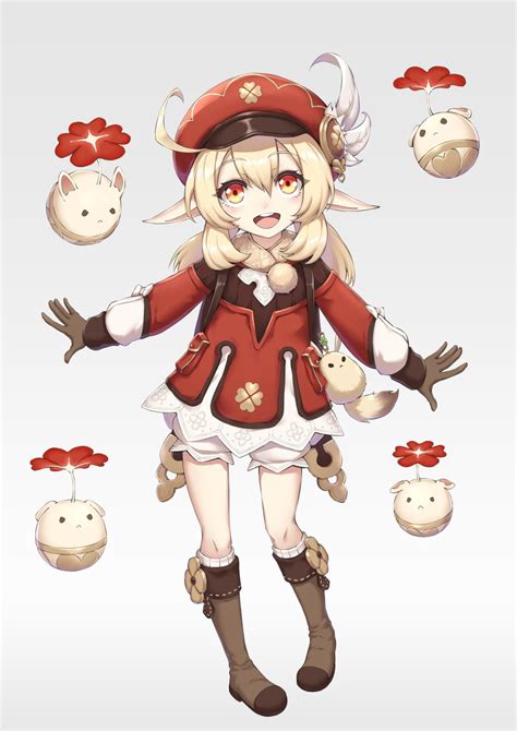 Klee And Dodoco Genshin Impact Drawn By Yuki Danbooru