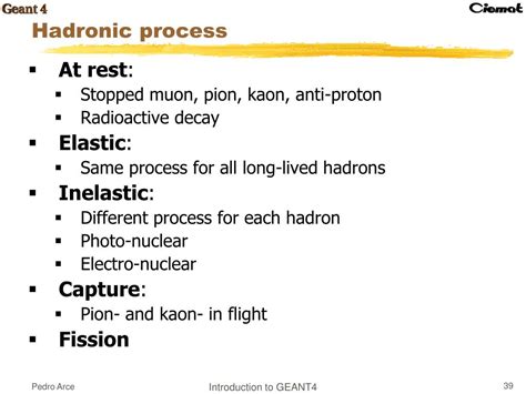 Ppt Introduction To Geant4 Basic Concepts Powerpoint Presentation